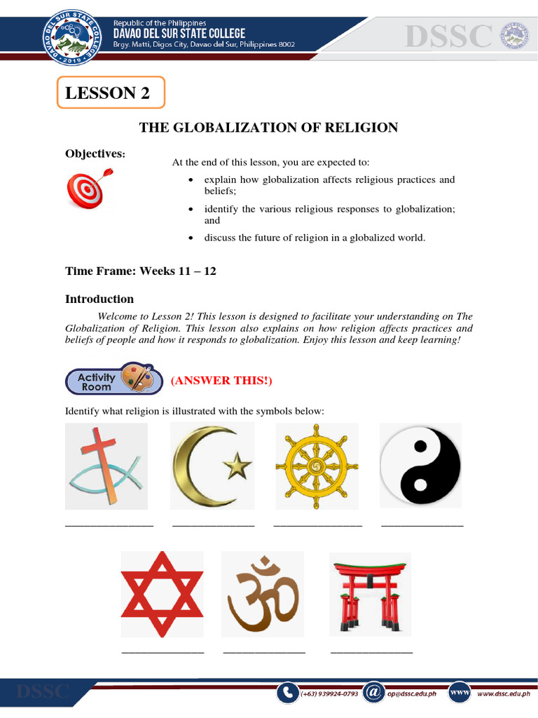 8 The Globalization of Religion | PDF | Globalization | Christian Right