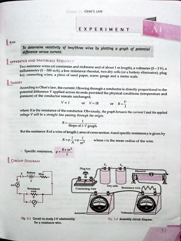 Experiments Section A - 4 Exp | PDF | Electrical Engineering | Electricity