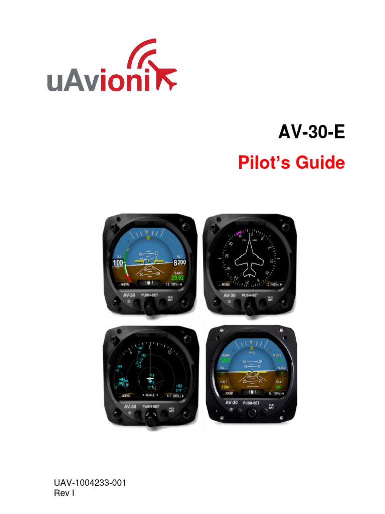 AV-30-E Pilots Guide UAV-1004233-001 Rev I | PDF | Transponder ...