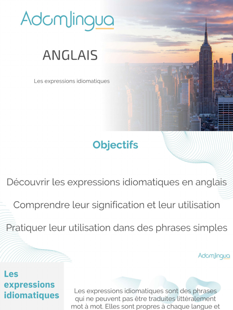 1681715152-Les Expressions Idiomatiques | PDF