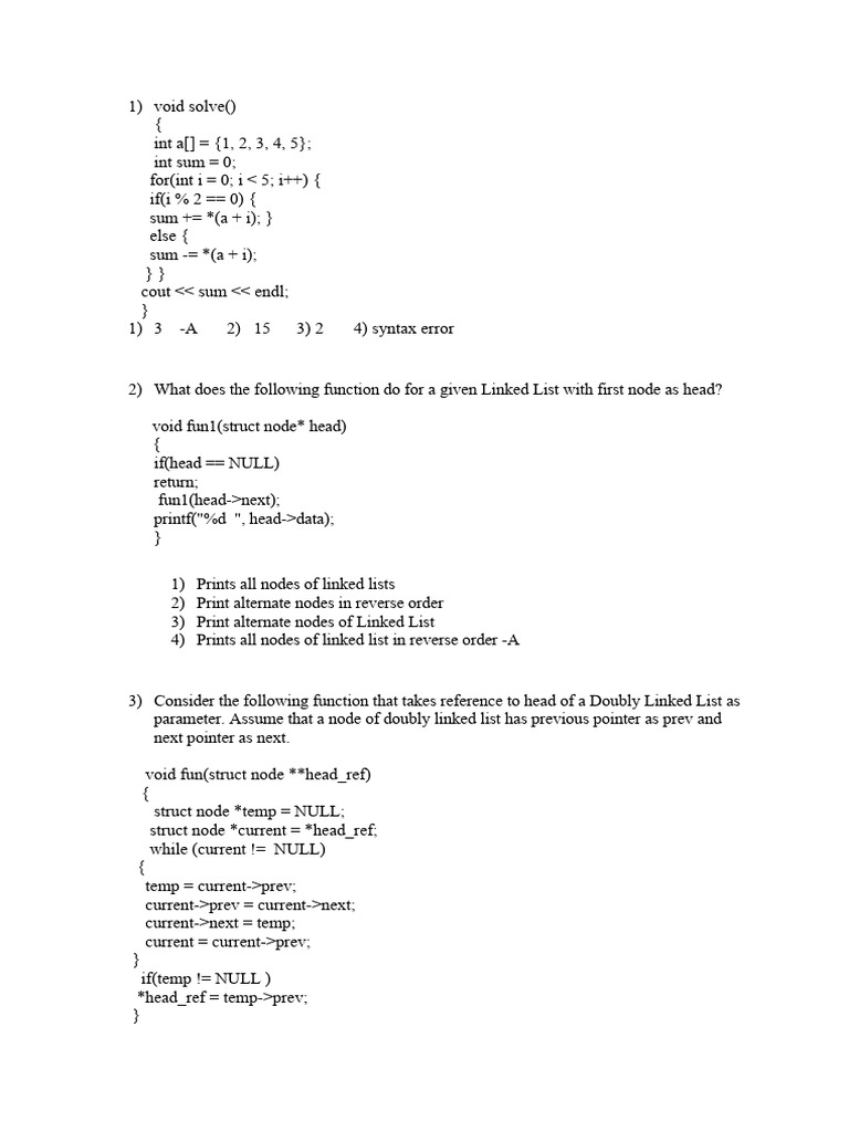 IMP MCQ | PDF | Pointer (Computer Programming) | Computing IMP MCQ | PDF | Pointer (Computer Programming) | Computing