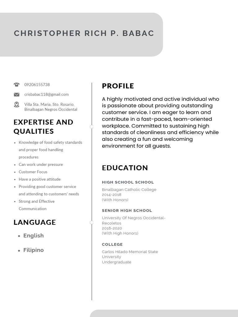 Babac Resume | PDF