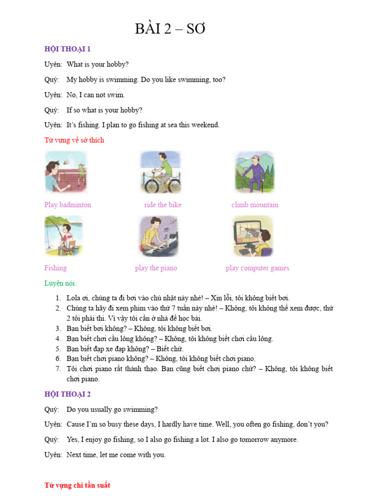 giao tiếp bài 2 SC2 | PDF