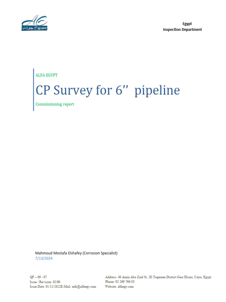 6'' Pipeline | PDF | Anode | Electromagnetism