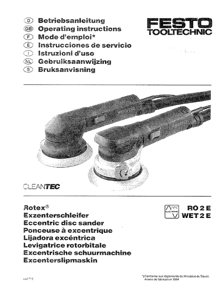 Festo RO 2 E - WET 2 | PDF