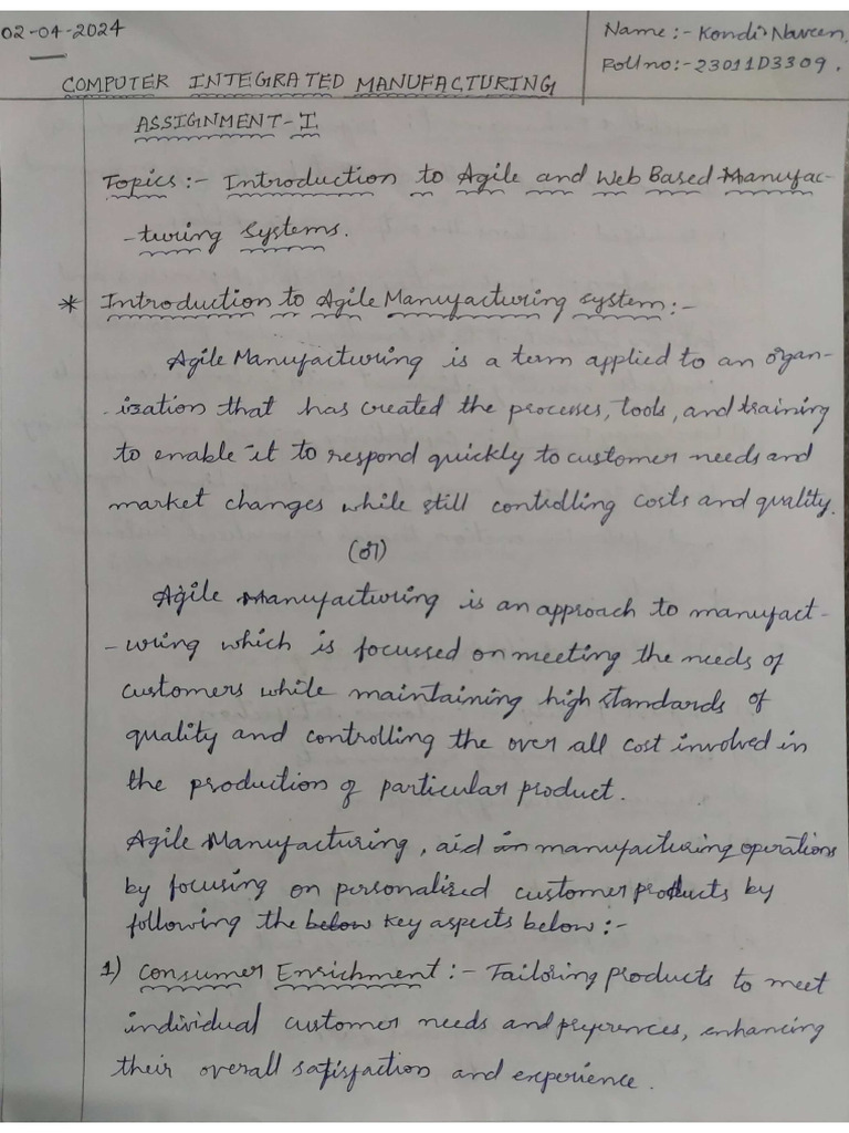 CIM Assignment 1 | PDF