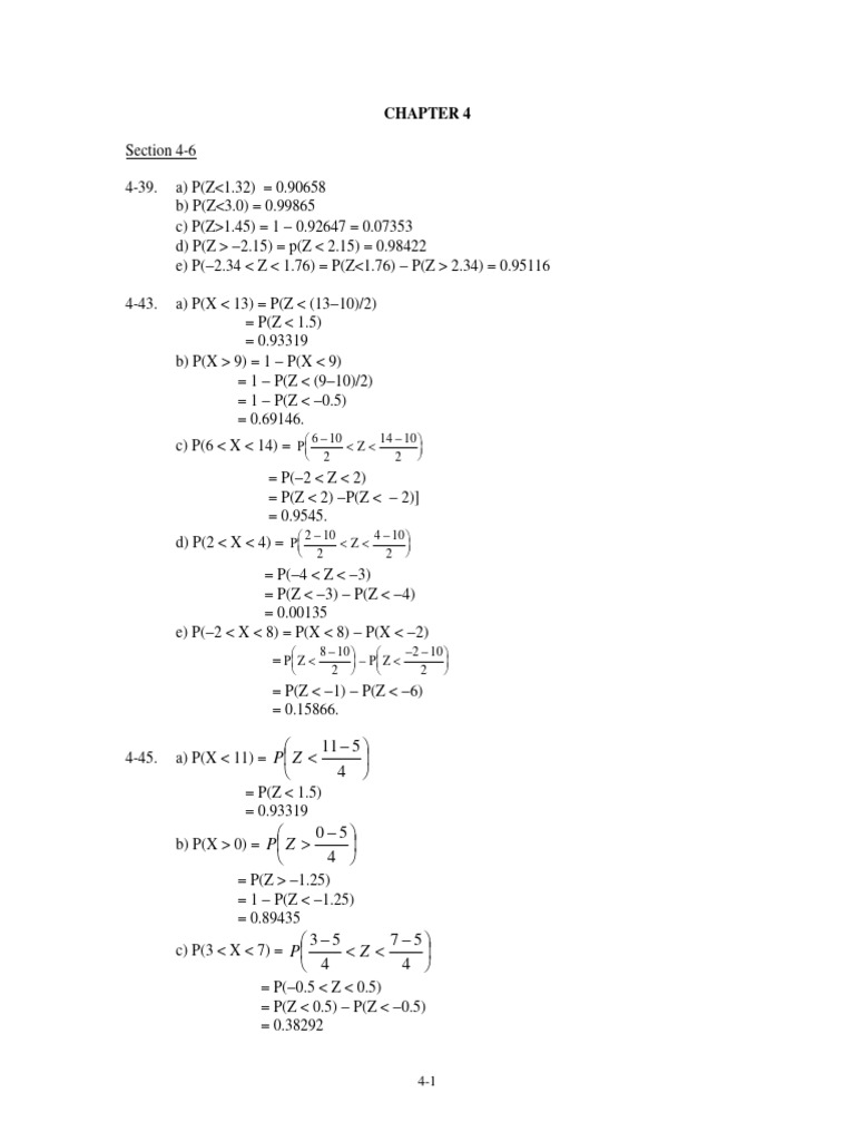 Ch04 6 Solutions | PDF