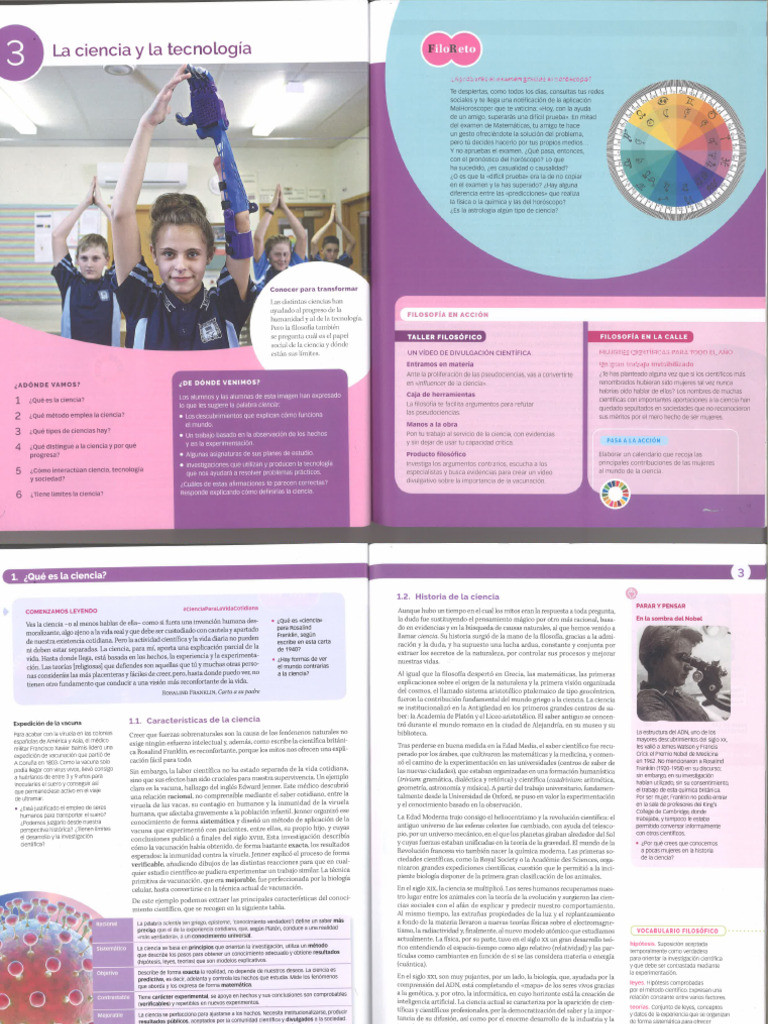 Ciencia y Tecnología 1BACH | PDF | Teoría | Inteligencia artificial