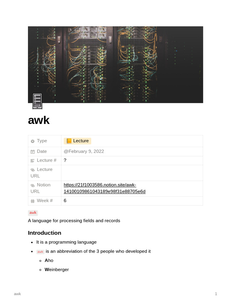 Awk 2 | PDF | Programming Paradigms | Computer Science Awk 2 | PDF | Programming Paradigms | Computer Science