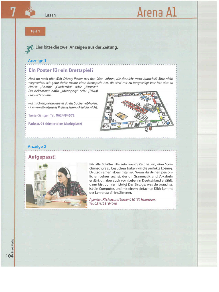 Lesen M7 Arena 1 | PDF