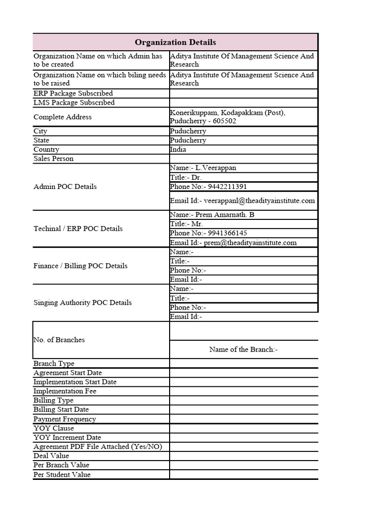 New Organization Request Form | PDF | Mobile Computers | Service Industries
