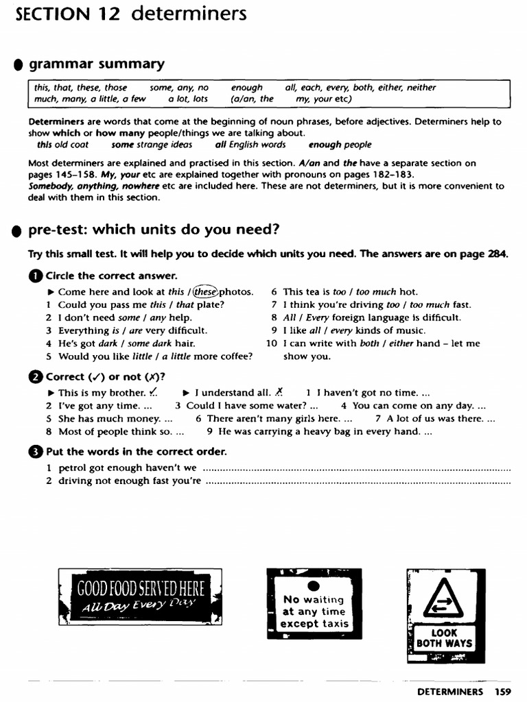 Section 12 (Determiners) | PDF