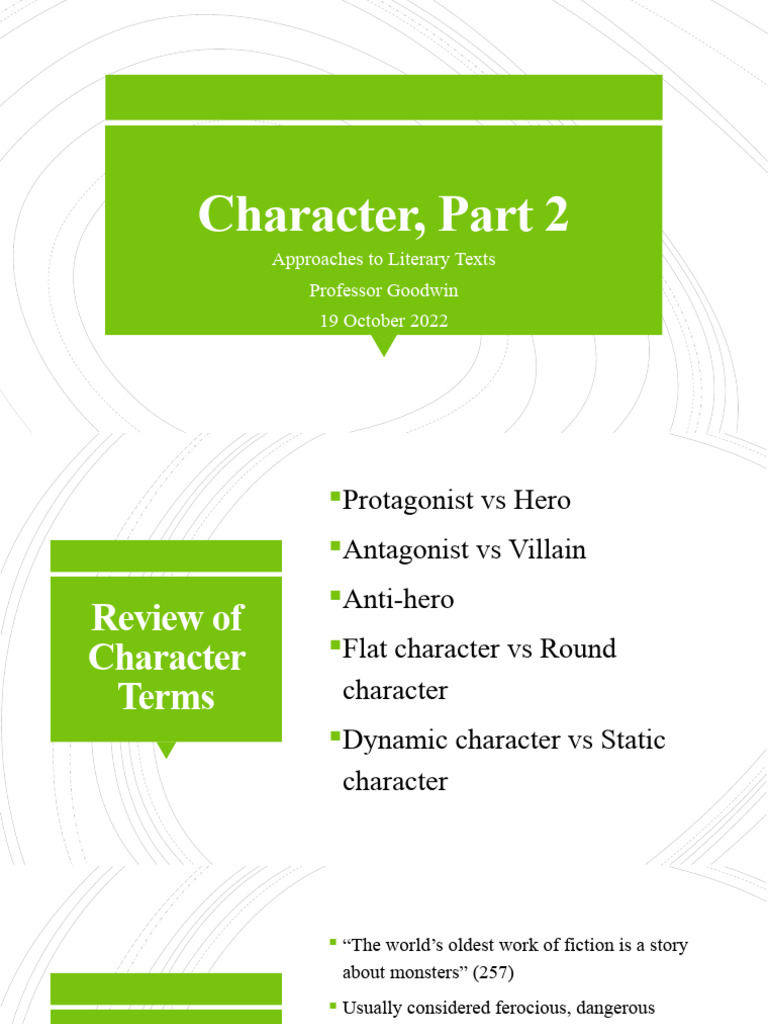 Character, Part 2 19 Oct 22 | PDF | General Fiction