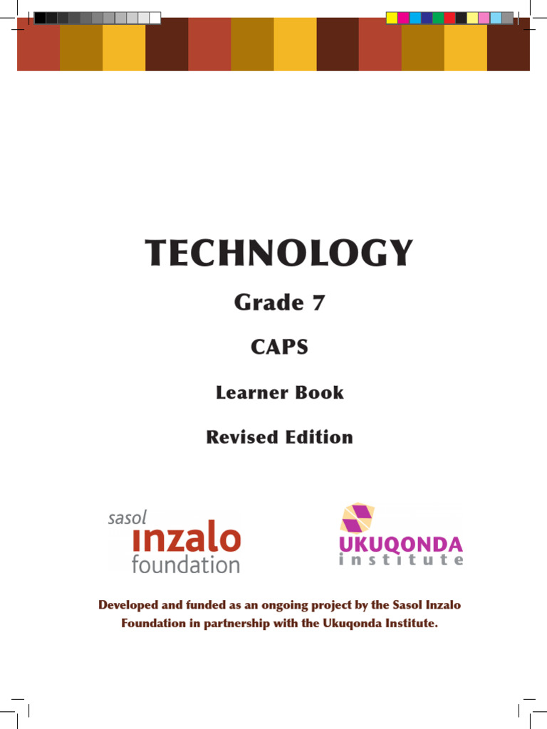 Garde 7 Technology_Learner Book | Download Free PDF | Lever | Drawing