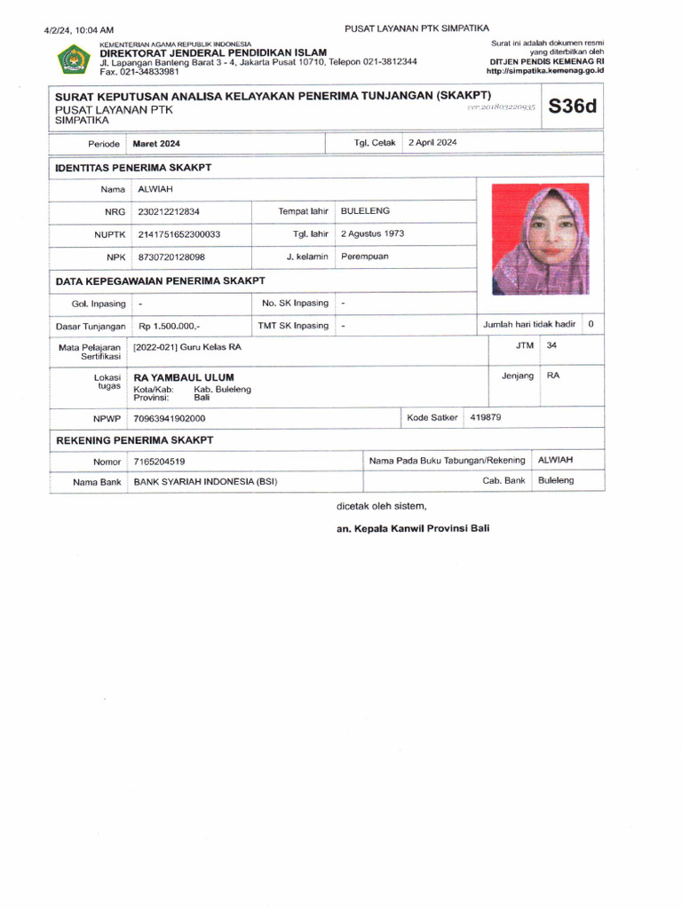 SKAPT SMT 2 MARET 2024 | PDF