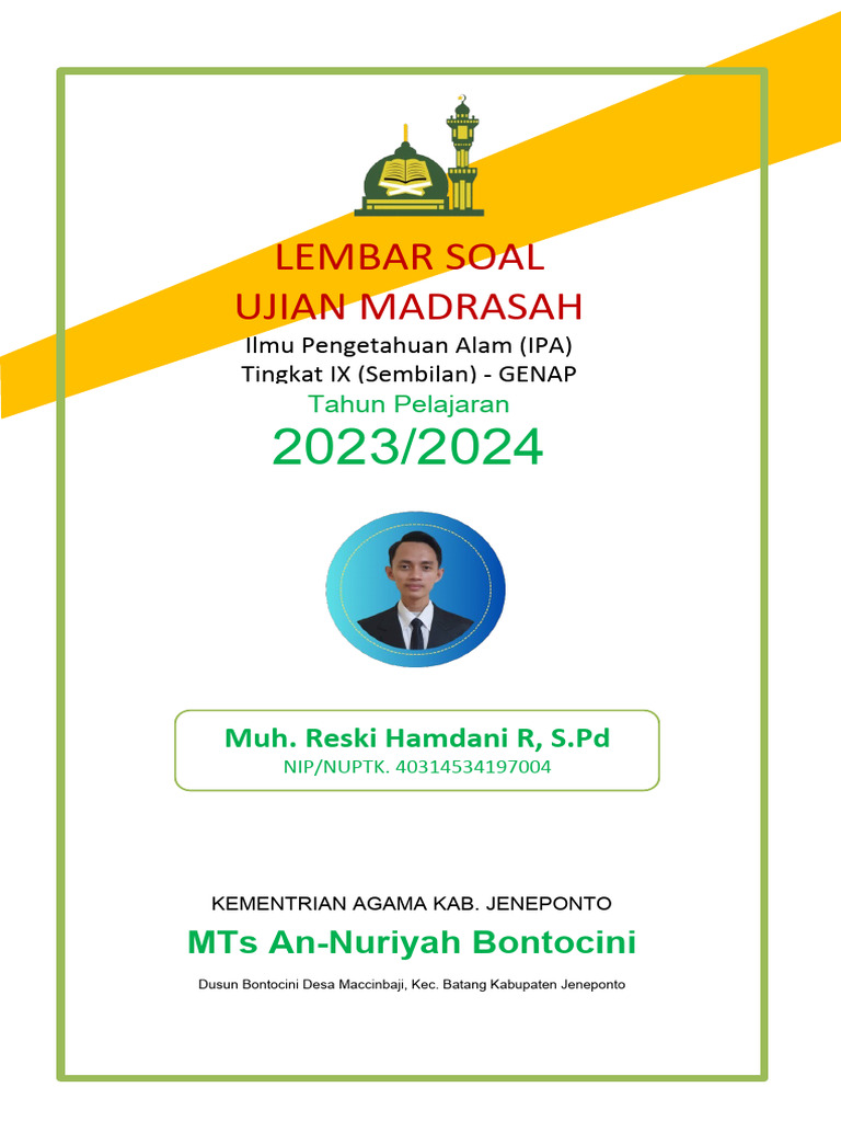 Soal UM IPA MTS | PDF