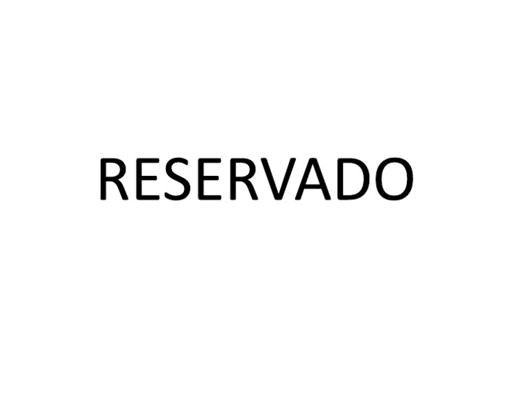 Reserva Do | PDF