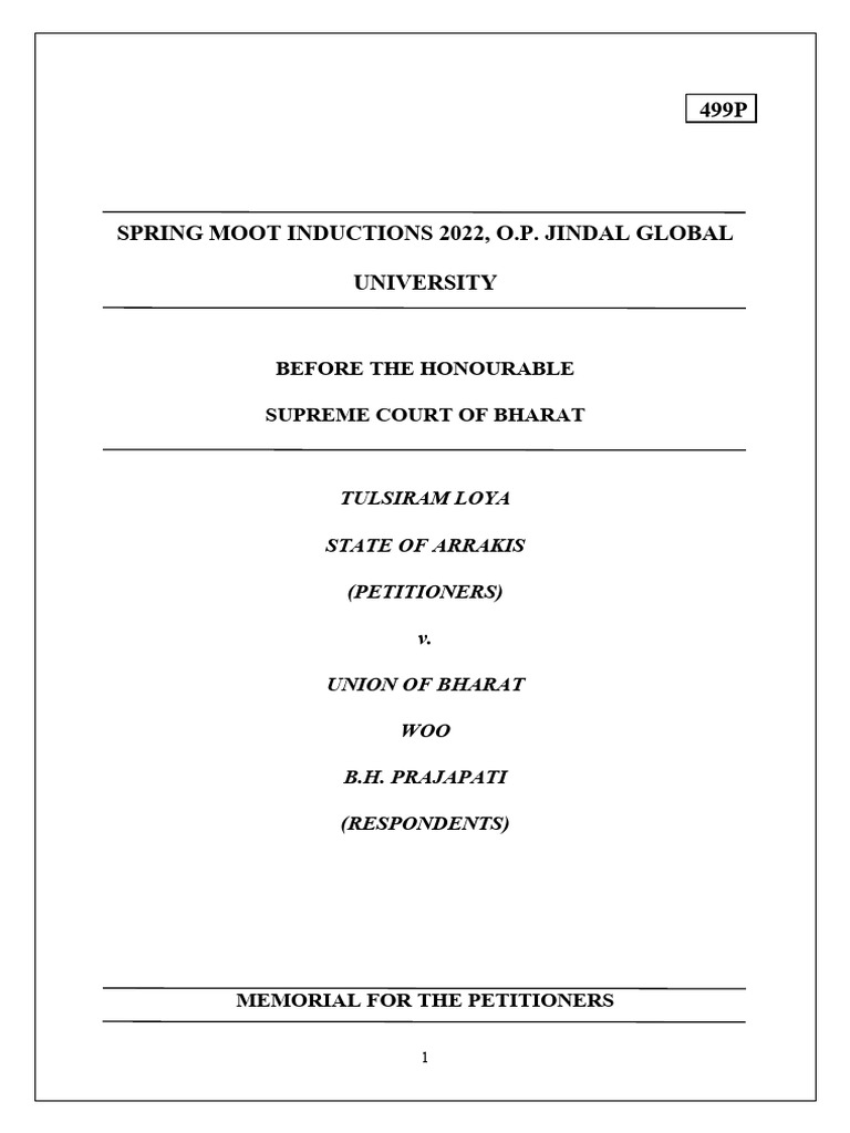 490P (Sample Memo - JGLS MCS Inductions) | PDF | Overbreadth Doctrine ...