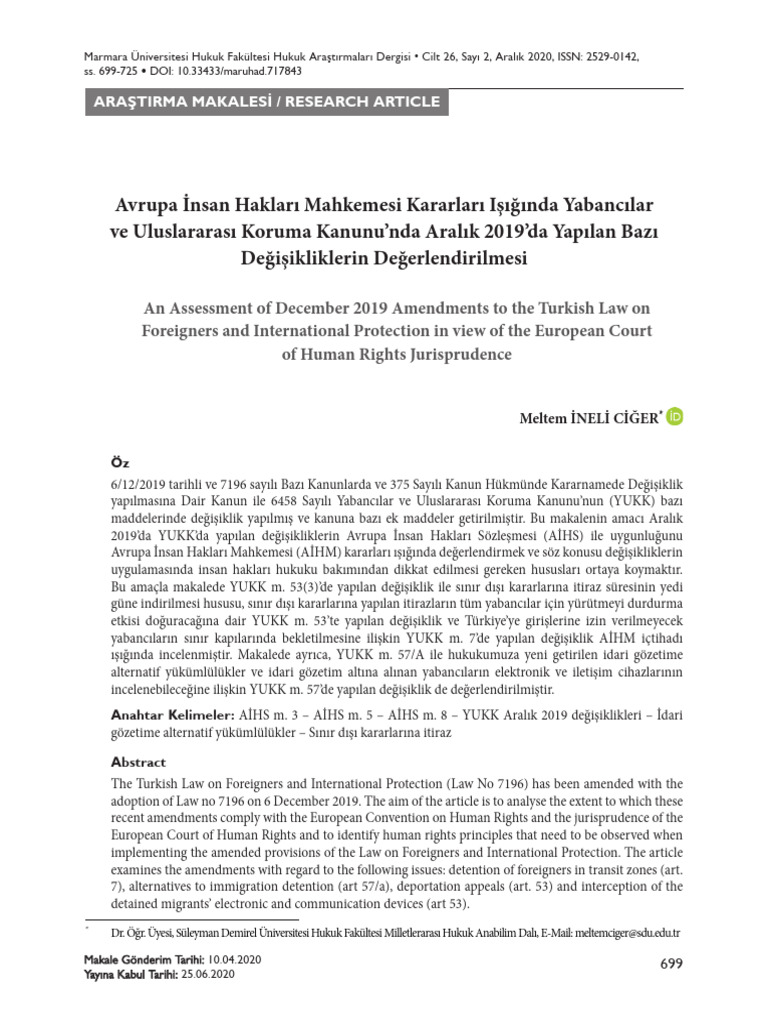 Koruma Kanunu'nda Yapilan Degisikliklerin Degerlendirilmesi | PDF Koruma Kanunu'nda Yapilan Degisikliklerin Degerlendirilmesi | PDF