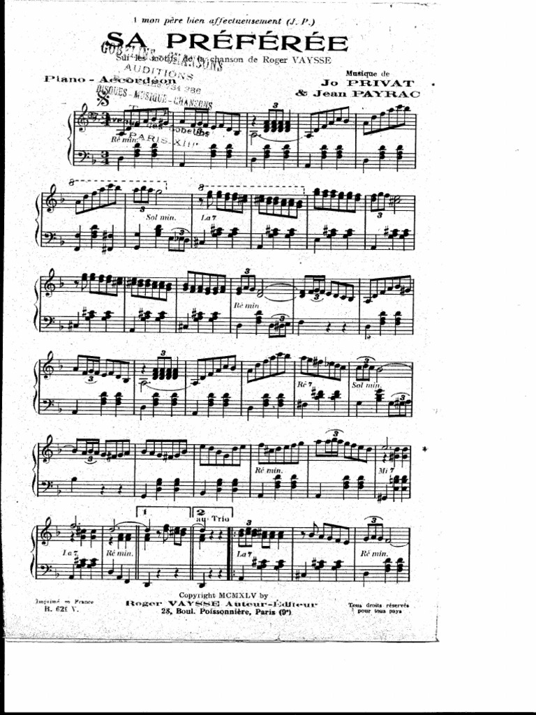 Sa Préférée | PDF