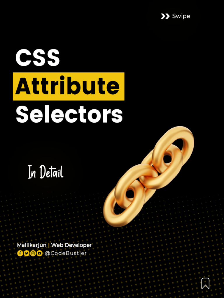 CSS Attribute Selectors - in Detail | PDF