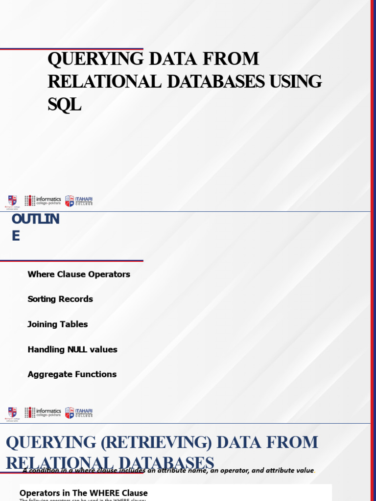 Lecture Slide 3 | PDF | Relational Model | Data Management