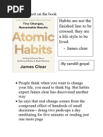 Atomic Habits Summary & Key Insights | PDF