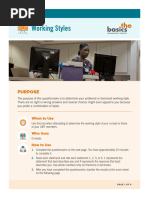 Working Style Questionnaire | PDF | Questionnaire | Psychological Concepts