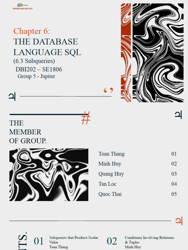 DBI202 - Chapter6 - Group5 | PDF | Computer Programming | Computing