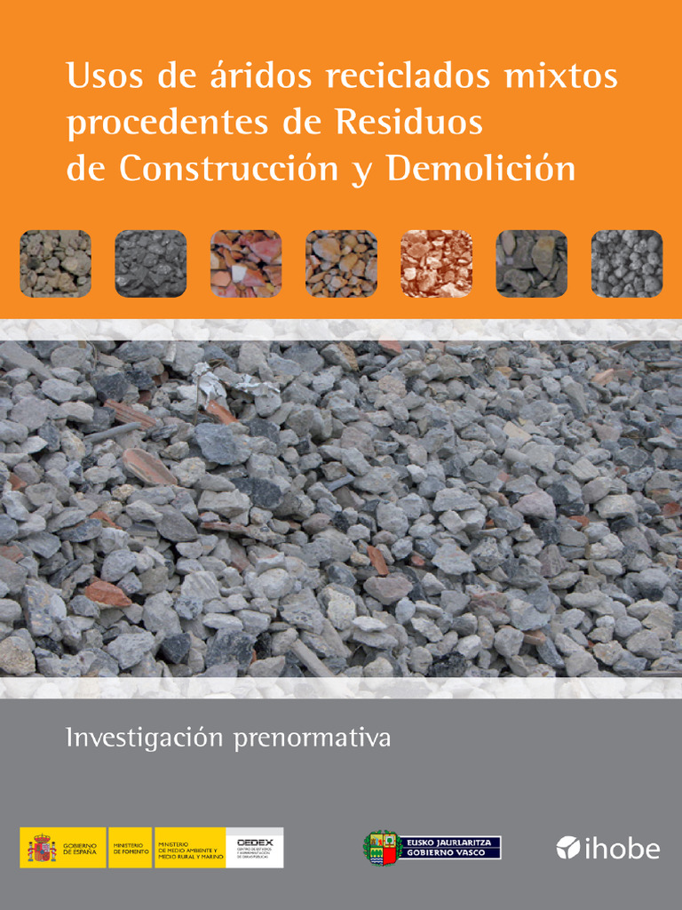 Aridos | PDF | Residuos | Reciclaje