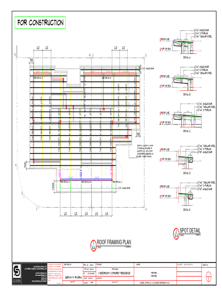 06 30 Roof Framing Gatchalian | PDF | Building Engineering