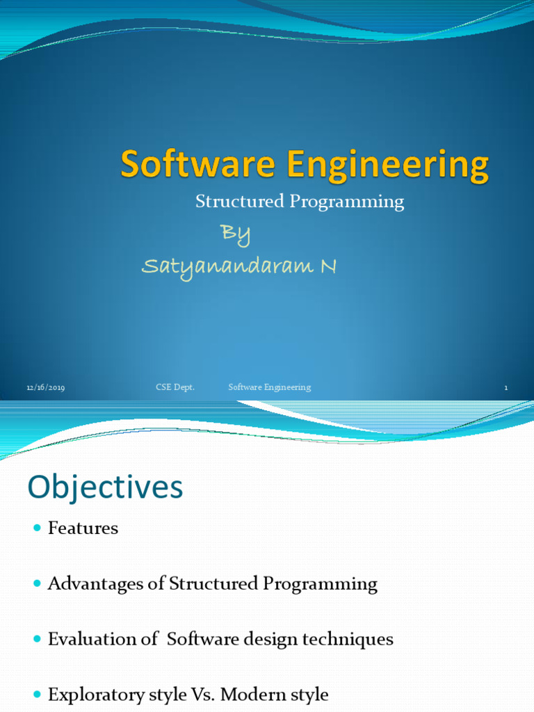 1.2 Features of SE and Exploratory Style vs. Modern Style | PDF ...