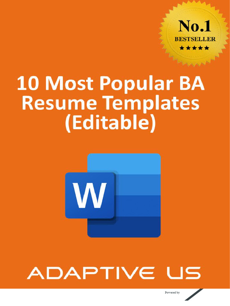 Top 10 BA Resume Templates | PDF | Business Analysis | Agile Software ...