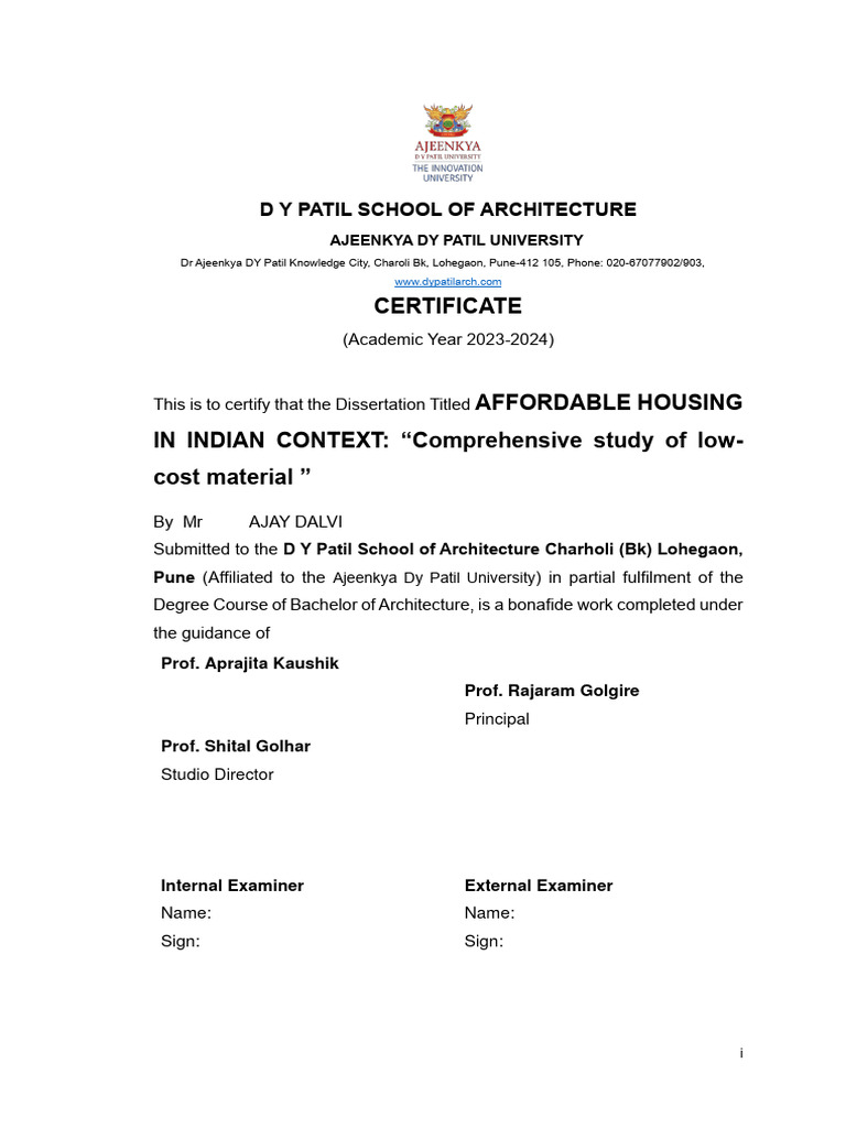 Final Diss | PDF | Climate Change Mitigation | Precast Concrete