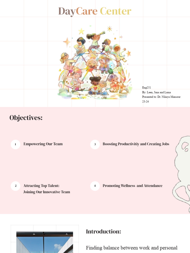 Daycare Center | PDF | Self-Improvement