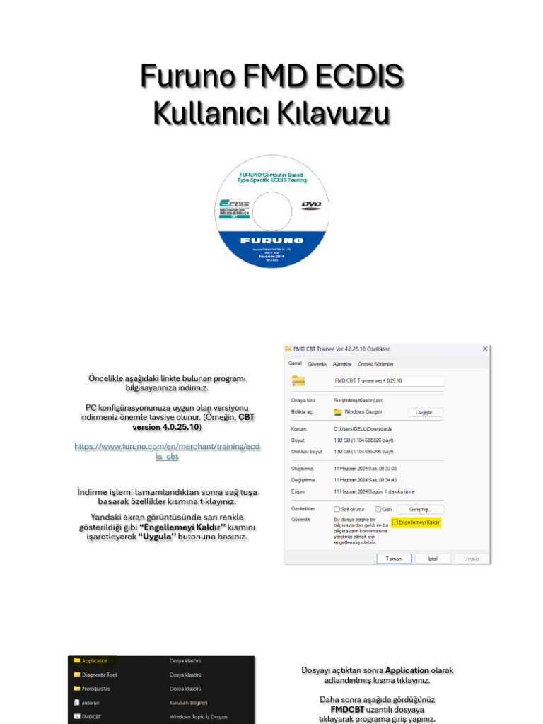 Furuno FMD ECDIS Türkçe Kullanım Kılavuzu | PDF