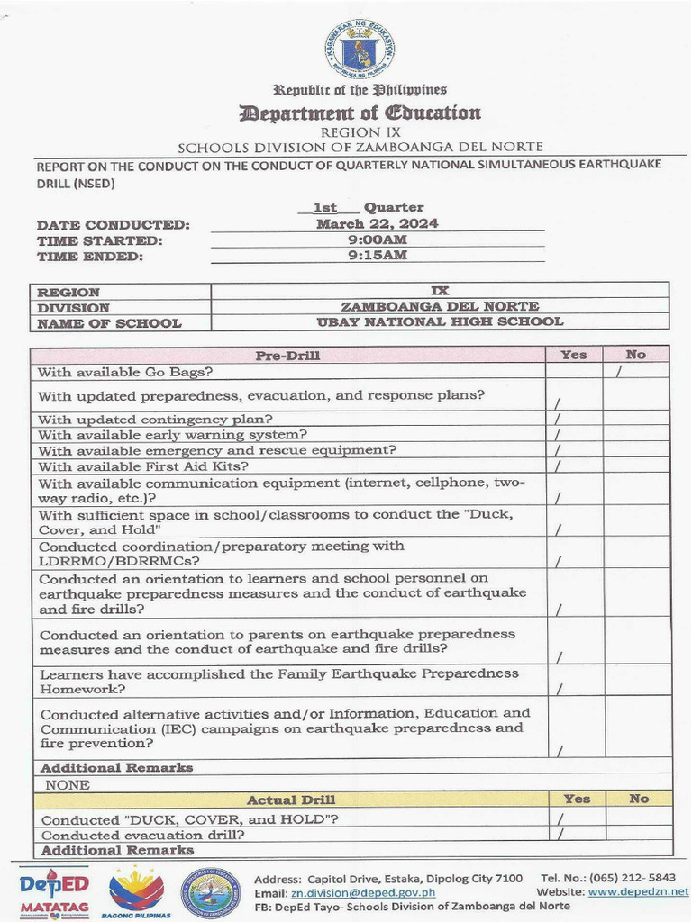 NSED 2024 1st Quarter | PDF
