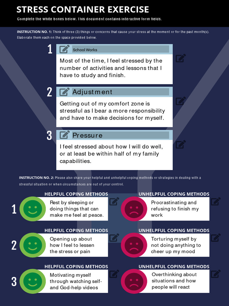 Pequit - AC15 Stress Container Exercise | PDF | Emotions ...