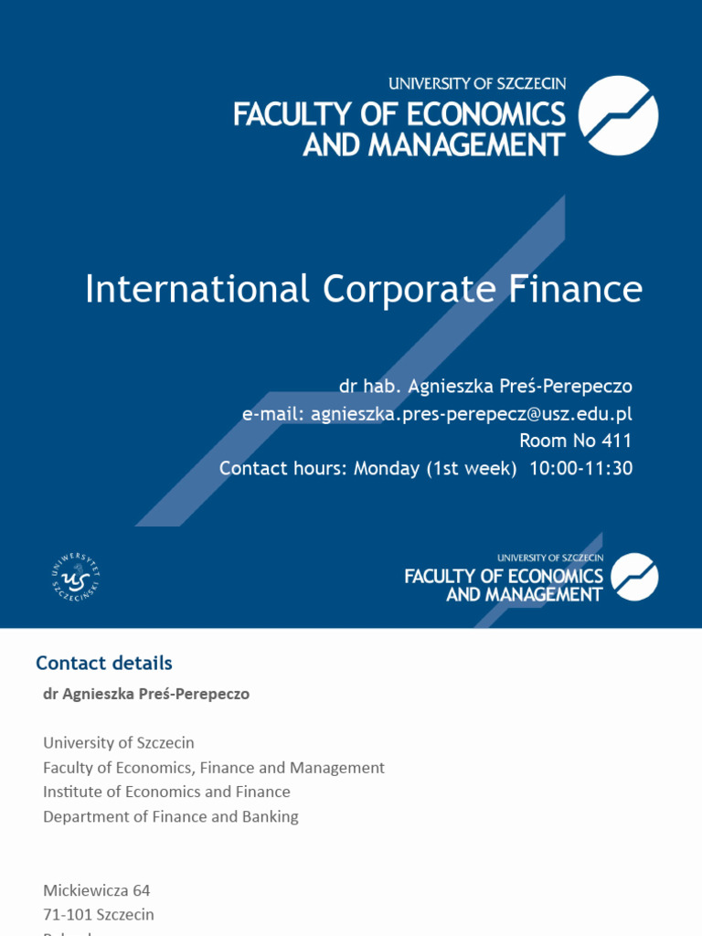 2024 - L1 Introduction - ICF | PDF | Corporate Governance | Globalization