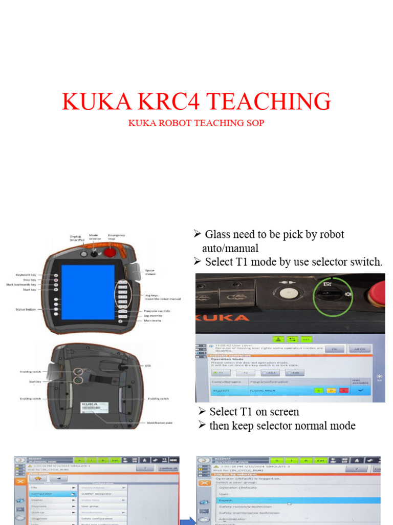 KUKA KRC4 Robot Teaching Guide | PDF
