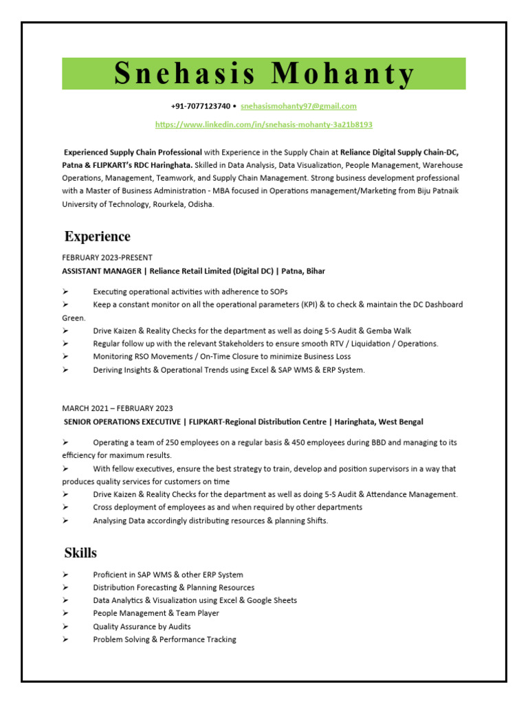 ATS Classic HR Resume | PDF | Business | Computing