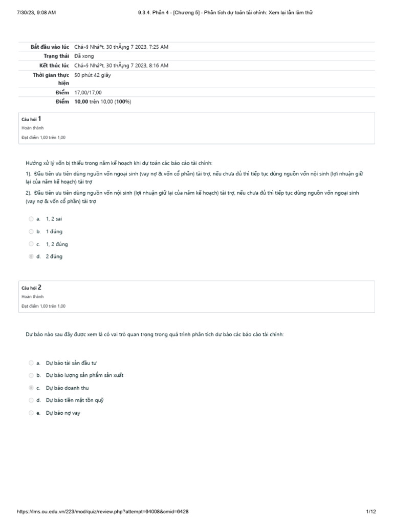 Tn Phần4 Ptbctc | PDF