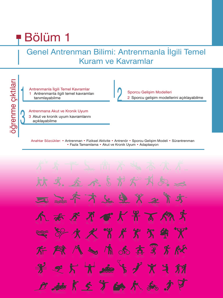 Genel Antrenman Bilimi: Antrenmanla İlgili Temel Kuram Ve Kavramlar | PDF