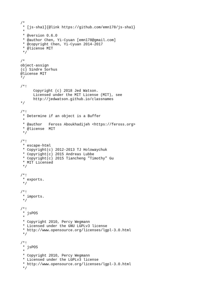 143 Js LICENSE | PDF | Source Code | Copyright Law