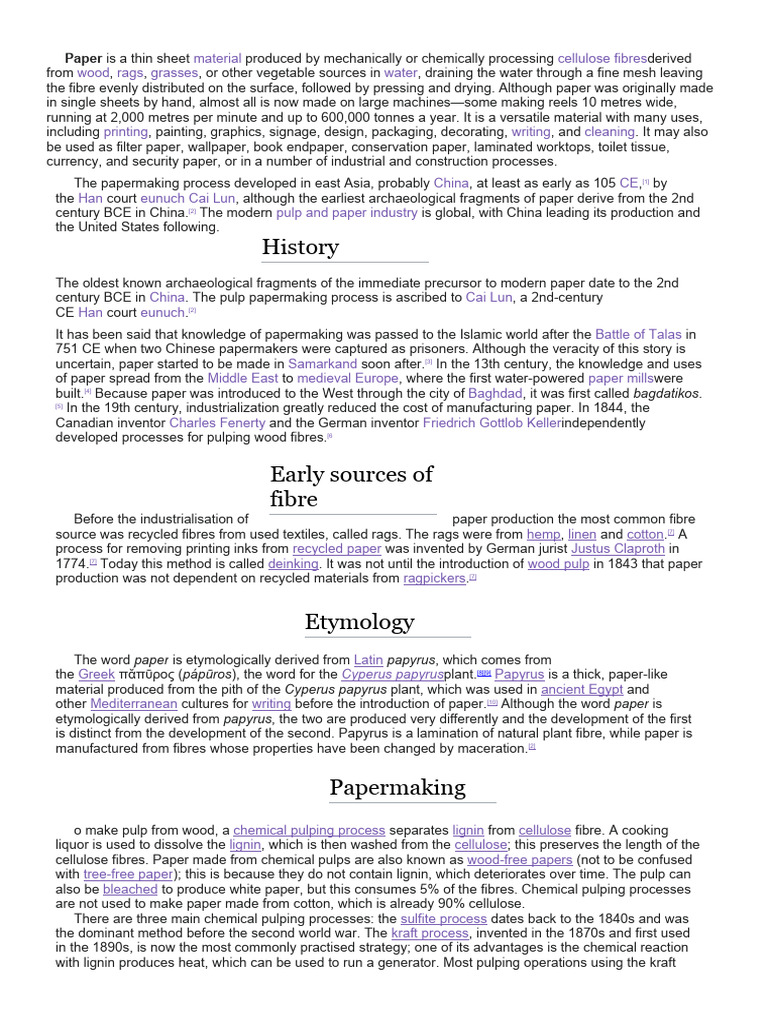 Paper | Download Free PDF | Paper | Pulp (Paper)