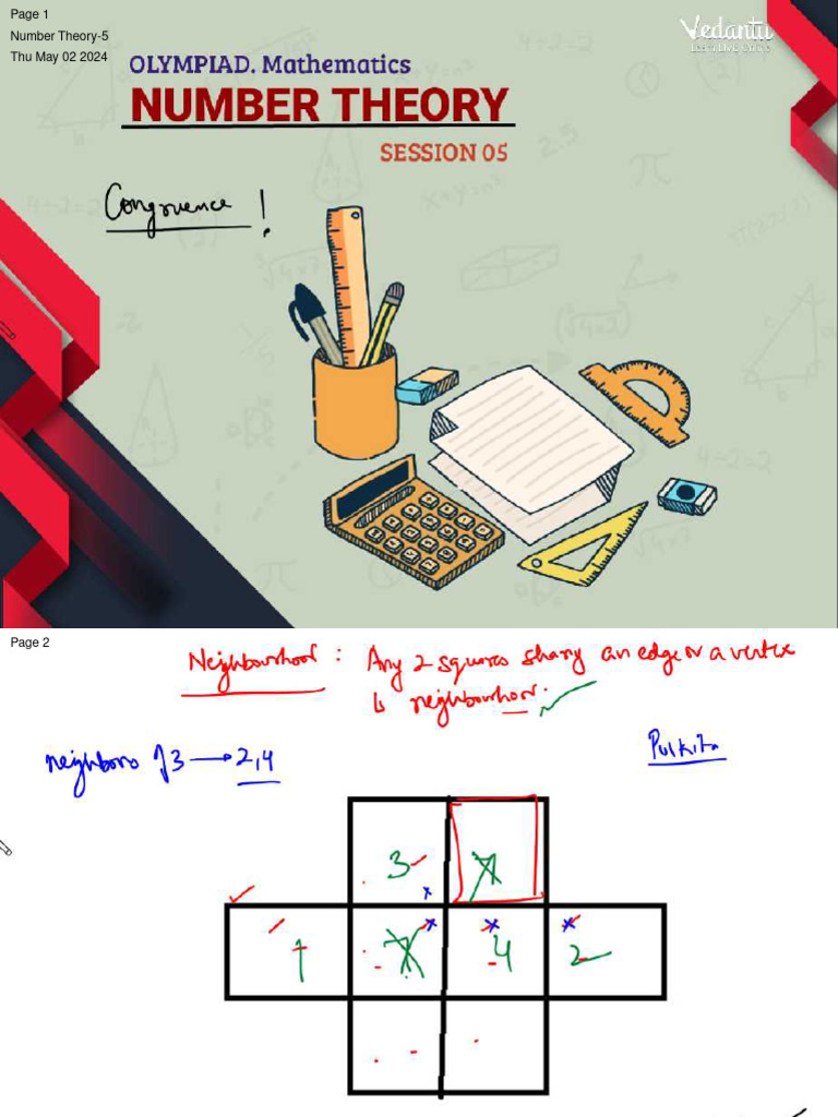 Number Theory Concepts and Exercises | PDF | Business | Teaching ...