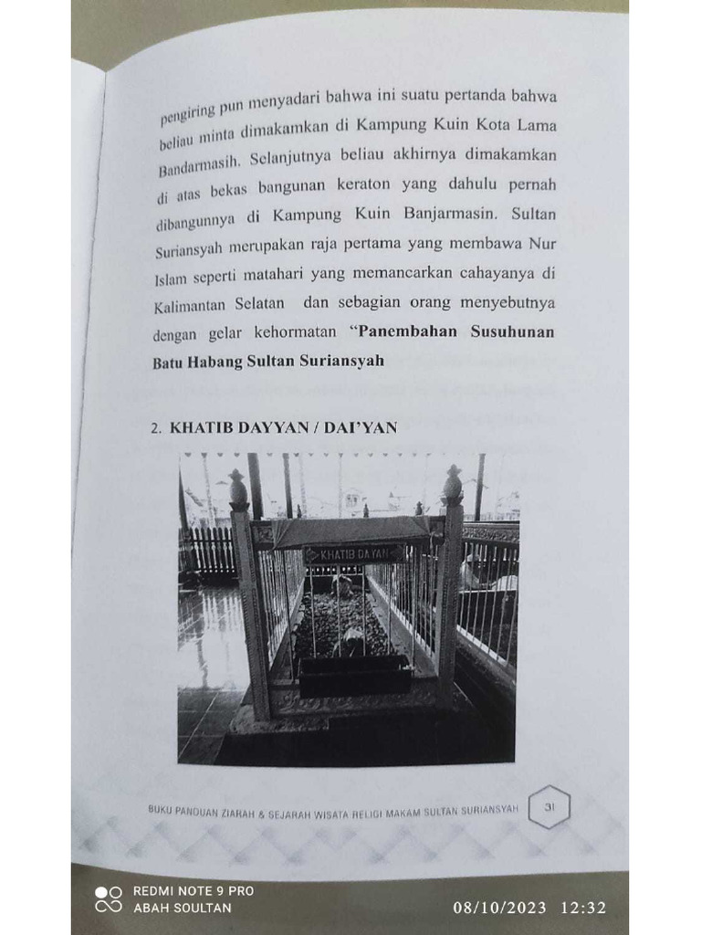 Sekilas Sejarah Khatib Dayan (Hal 31-52) | PDF