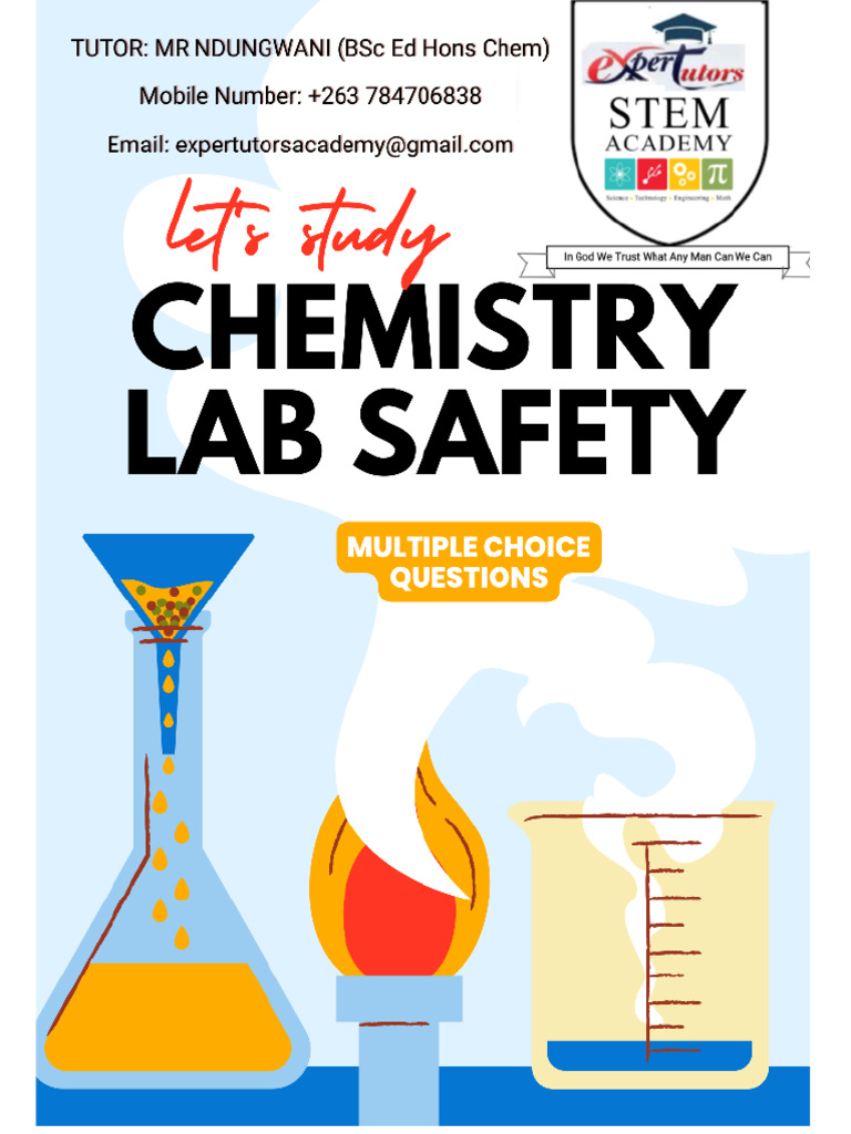 Lab Safety MCQ | PDF | Laboratories | Safety
