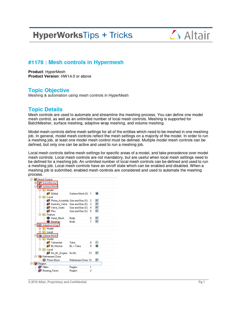 1178 HyperMesh Mesh Controls | PDF | Computer Programming | Software Engineering