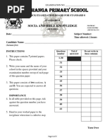 Social Maneb Past Papers | PDF | Malawi | Africa